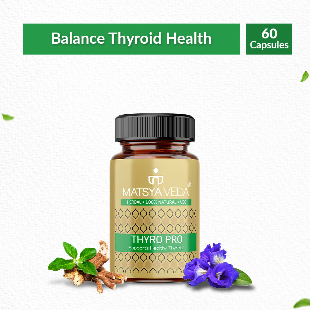 Matsyaveda Ayurvedic Thyroid Supplement | Maintain TSH T3 T4 Hormones ...